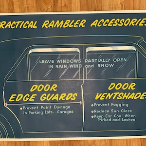 Vintage 1960- 1966 American Motors Corporation (AMC) Rambler Dealership ...