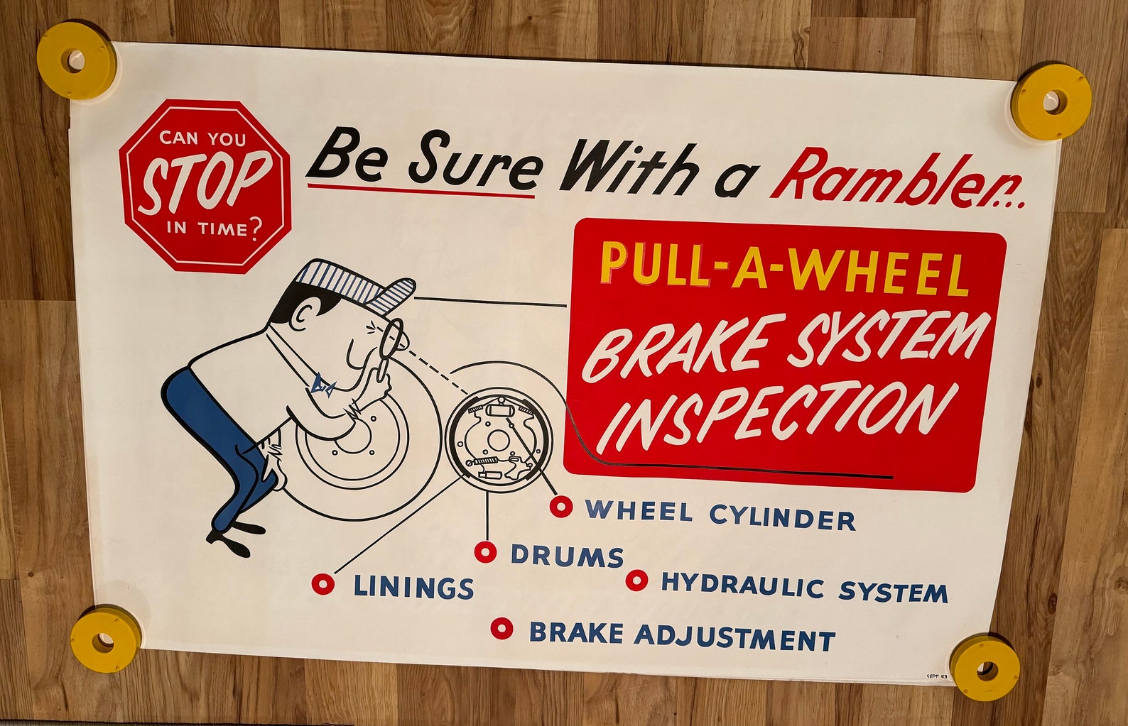 Vintage 1960’s AMC Rambler Dealership Automotive Service Posters | SOLD ...