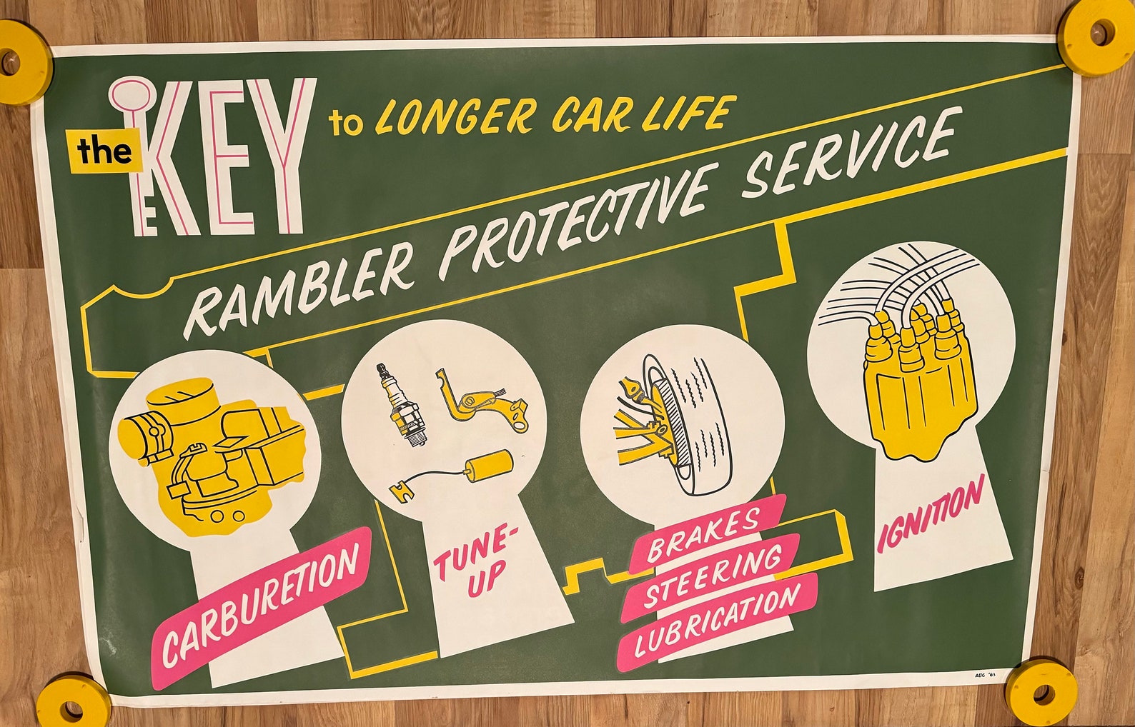 Vintage 1960- 1966 American Motors Corporation (AMC) Rambler Dealership ...
