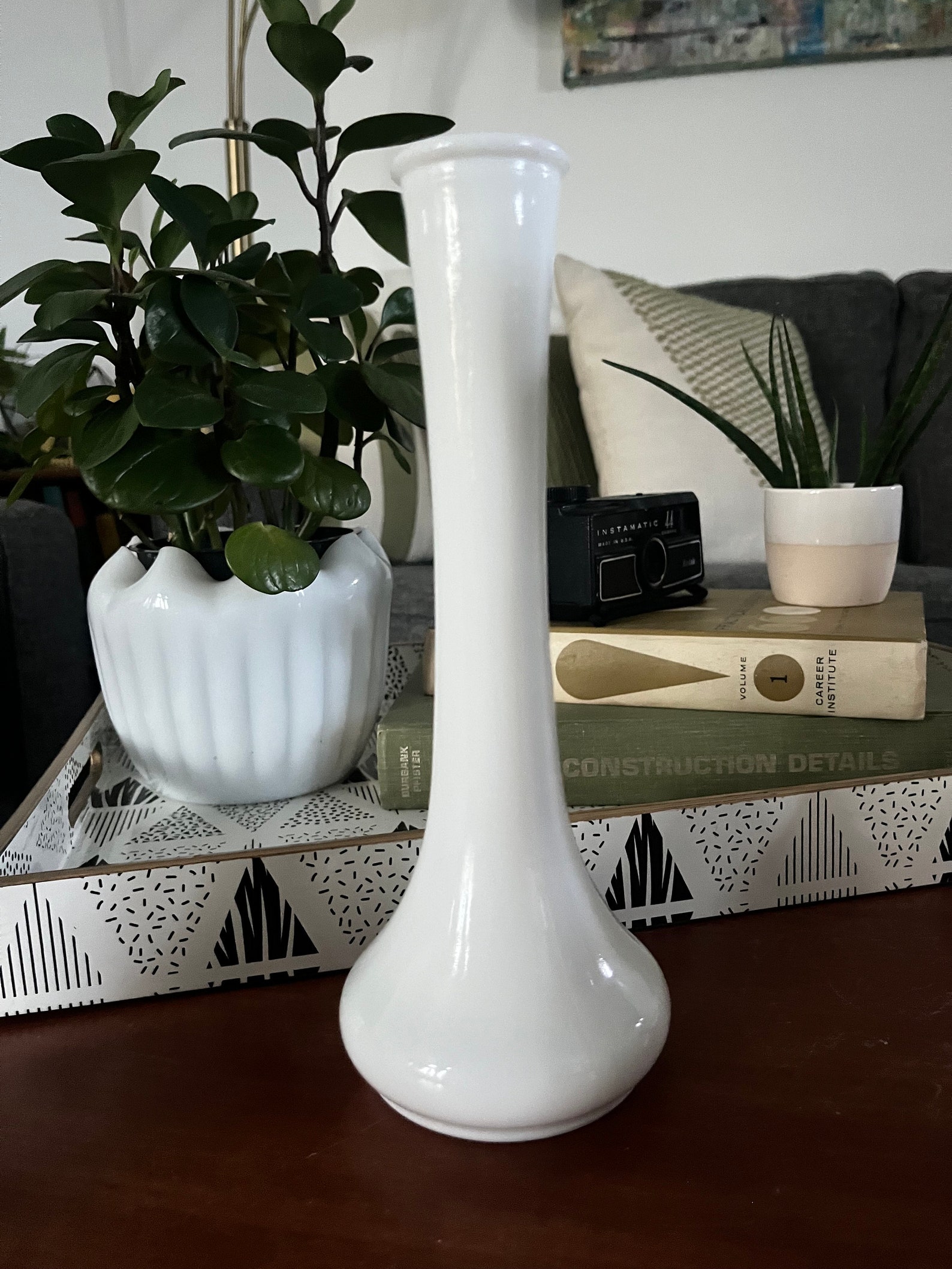 Vintage Assorted Milk Glass Bud Vases - Etsy