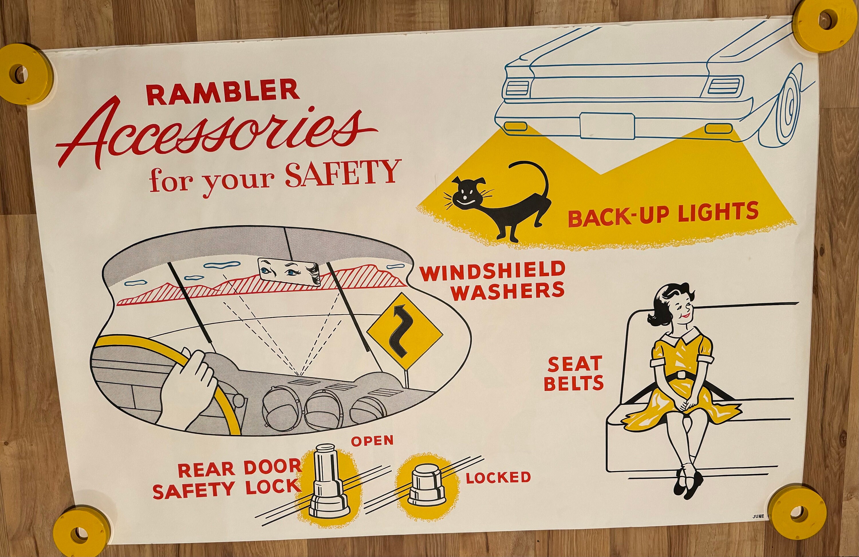 Vintage 1960’s AMC Rambler Dealership Automotive Service Posters | SOLD ...
