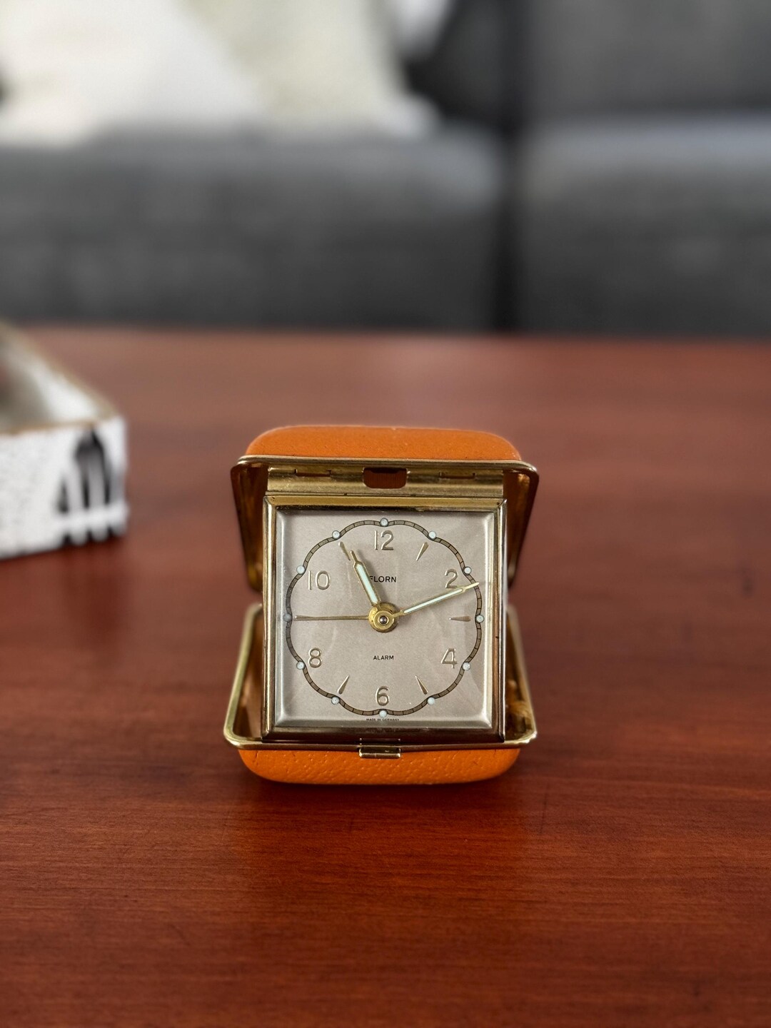 Vintage German Florn Travel Clock - Etsy