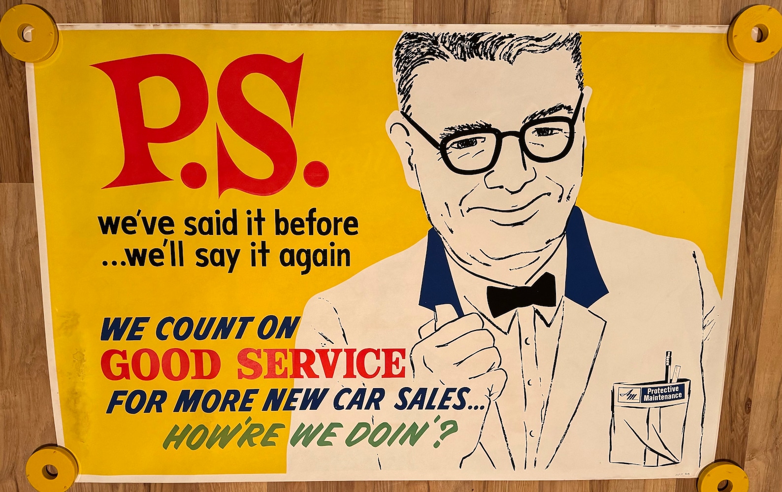 Vintage 1960’s AMC Rambler Dealership Automotive Service Posters | SOLD ...