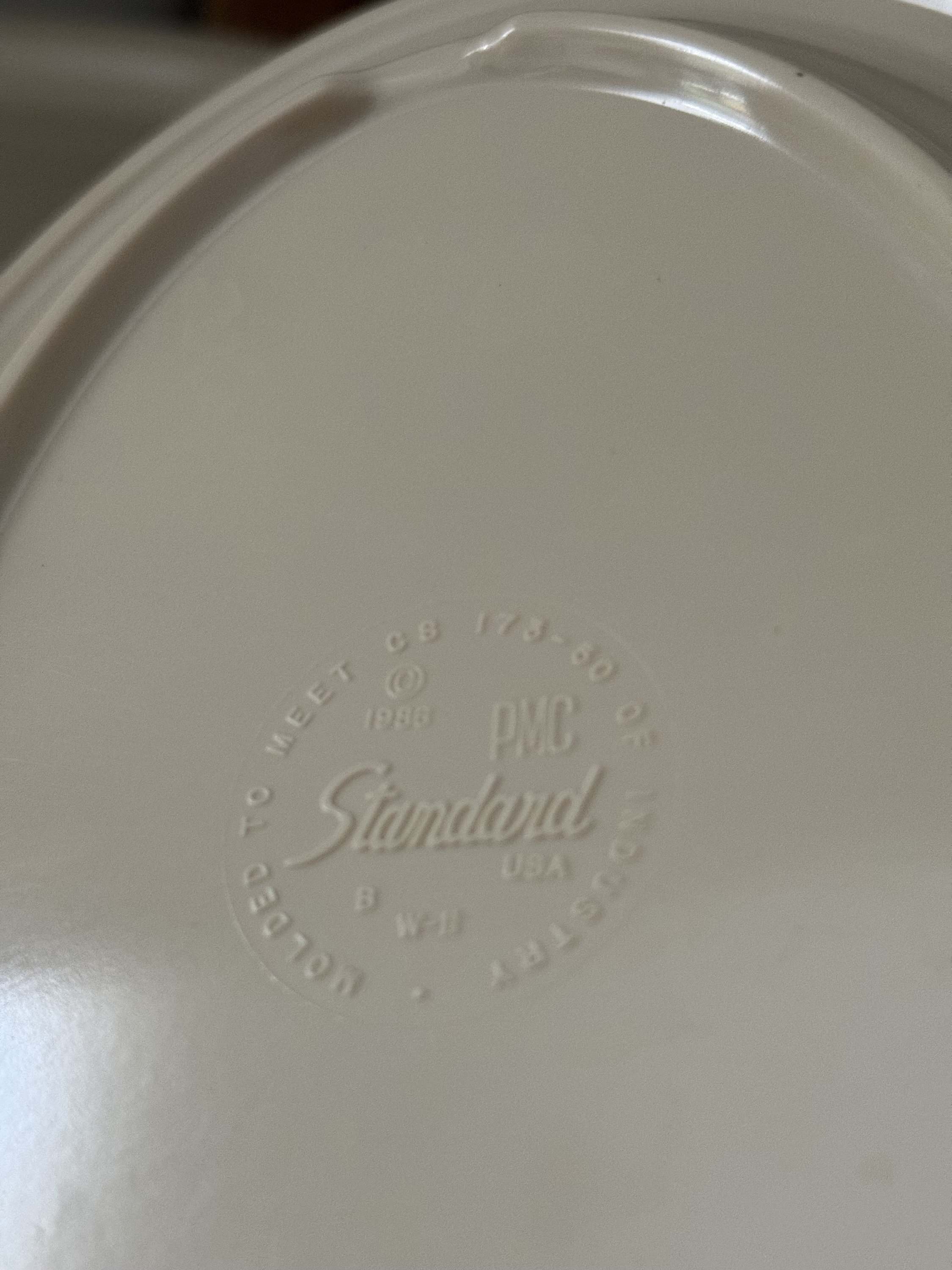 Vintage Tan Oval Melamine PMC Standard Restaurant Plates - Etsy