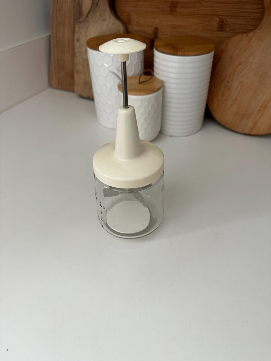 Vintage Cream Androck Glass Food Chopper - Etsy