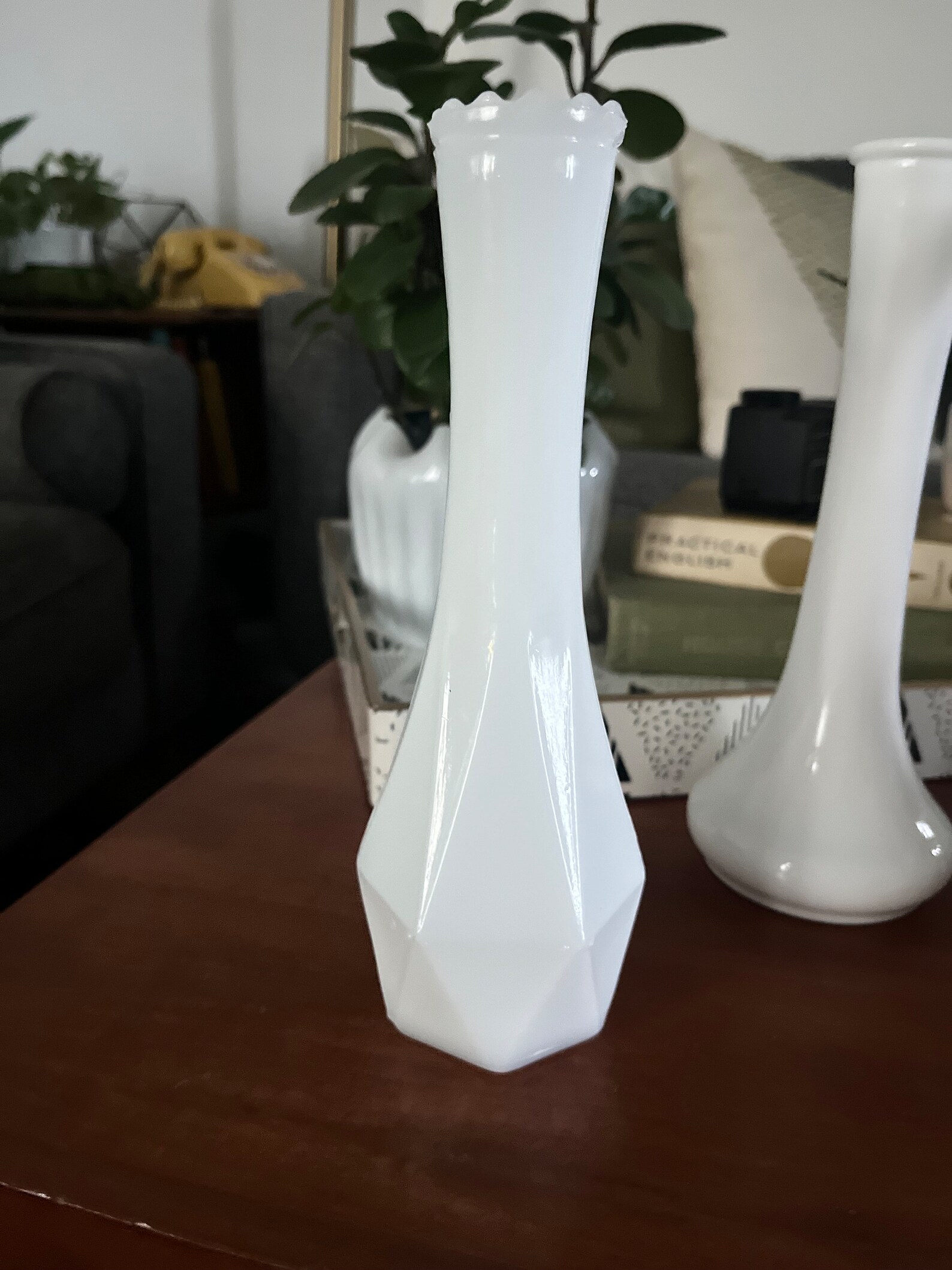 Vintage Assorted Milk Glass Bud Vases - Etsy