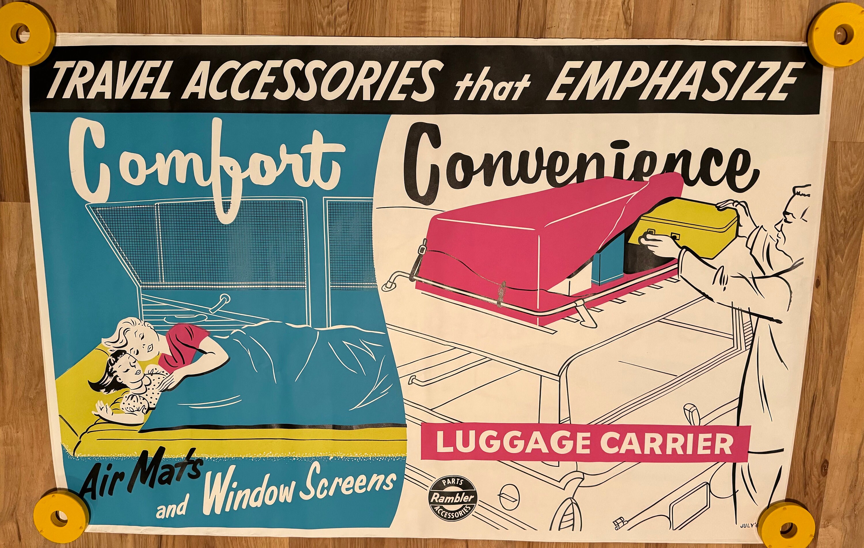 Vintage 1960’s AMC Rambler Dealership Automotive Service Posters | SOLD ...