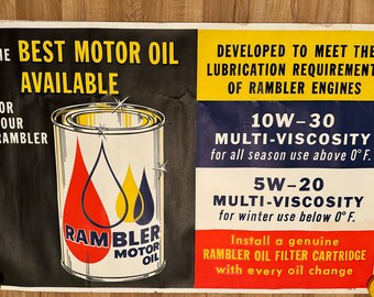 Vintage 1960 1966 American Motors Corporation AMC Rambler Dealership ...