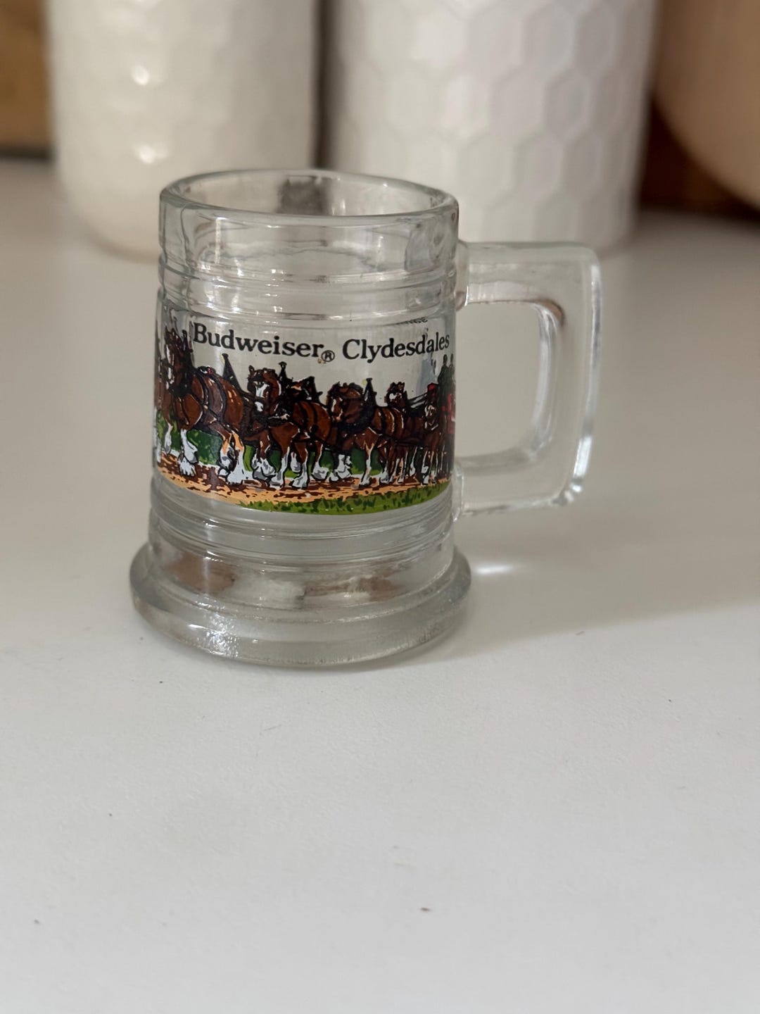 Vintage Budweiser Clydesdales Shot Beer Mug - Etsy