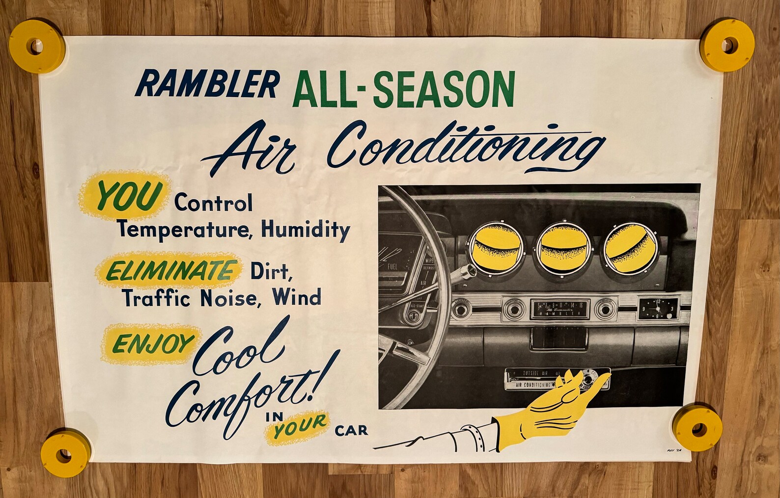 Vintage 1960’s AMC Rambler Dealership Automotive Service Posters | SOLD ...