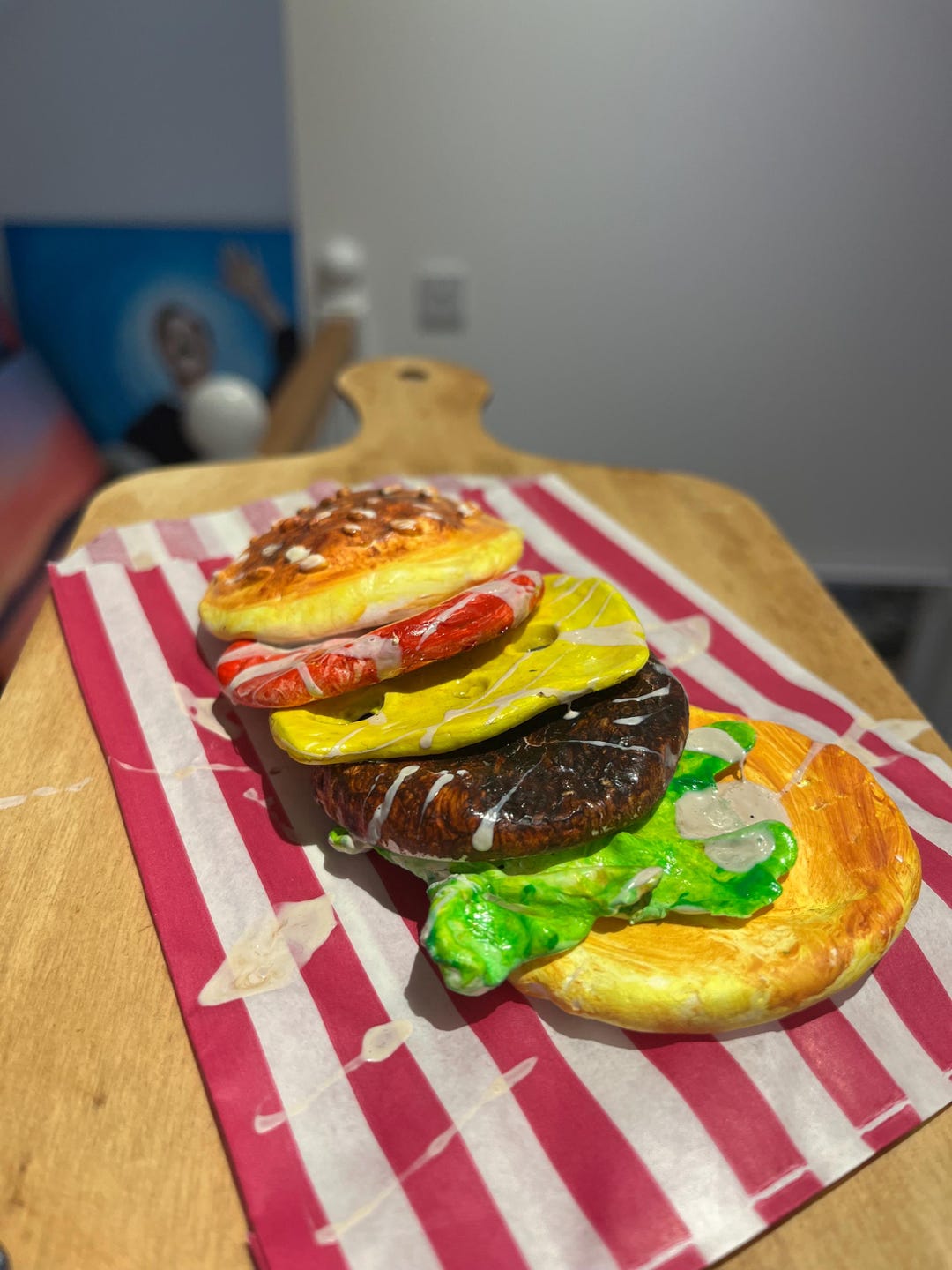 Food Props Mini Lifelike Burger Platter - Etsy