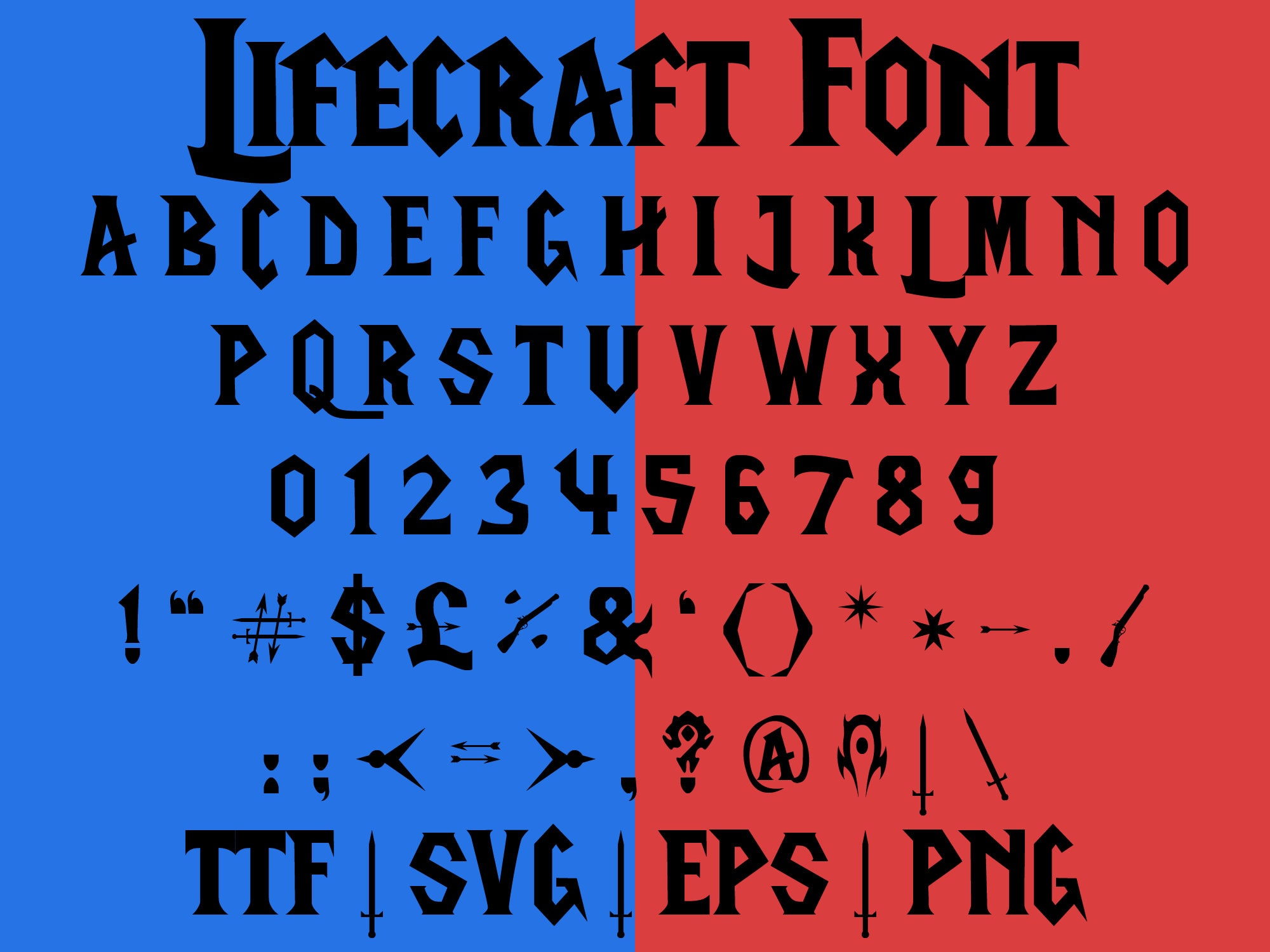 Life Craft Font Ttf Svg Eps Png Cricut Silhouette - Etsy UK