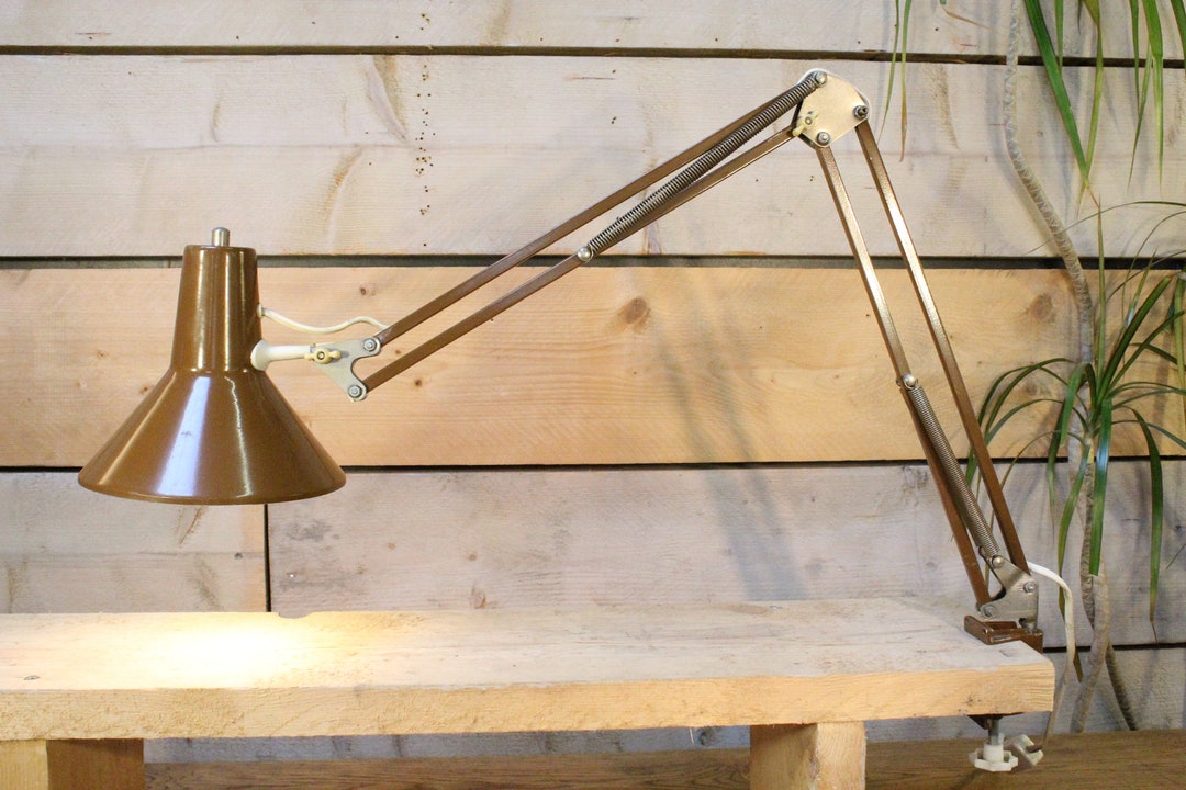 70s Vintage Industrial Design Architect Clamp Lamp - Etsy