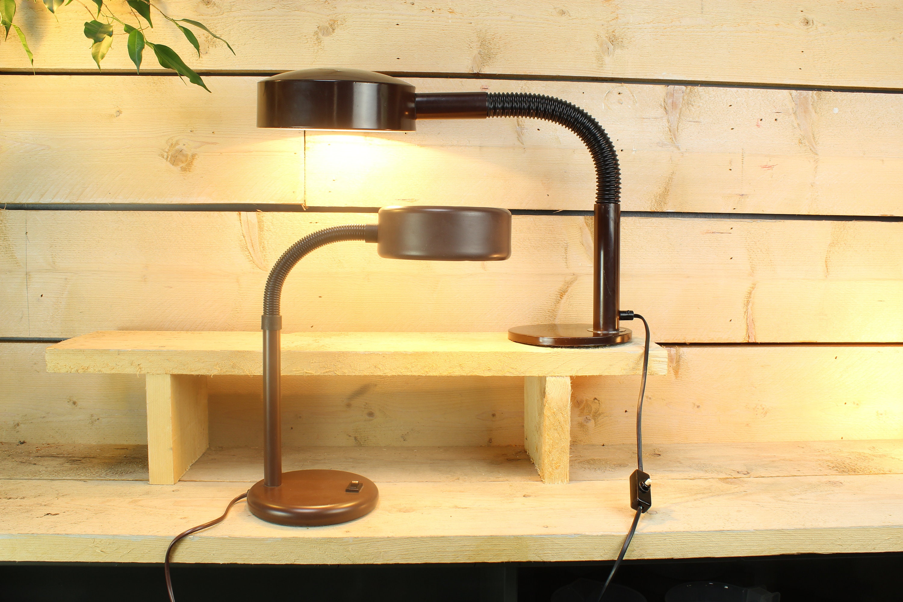 Set of 2 70s Dutch Design Gooseneck Desk Lamps Hala Zeist Holland - Etsy