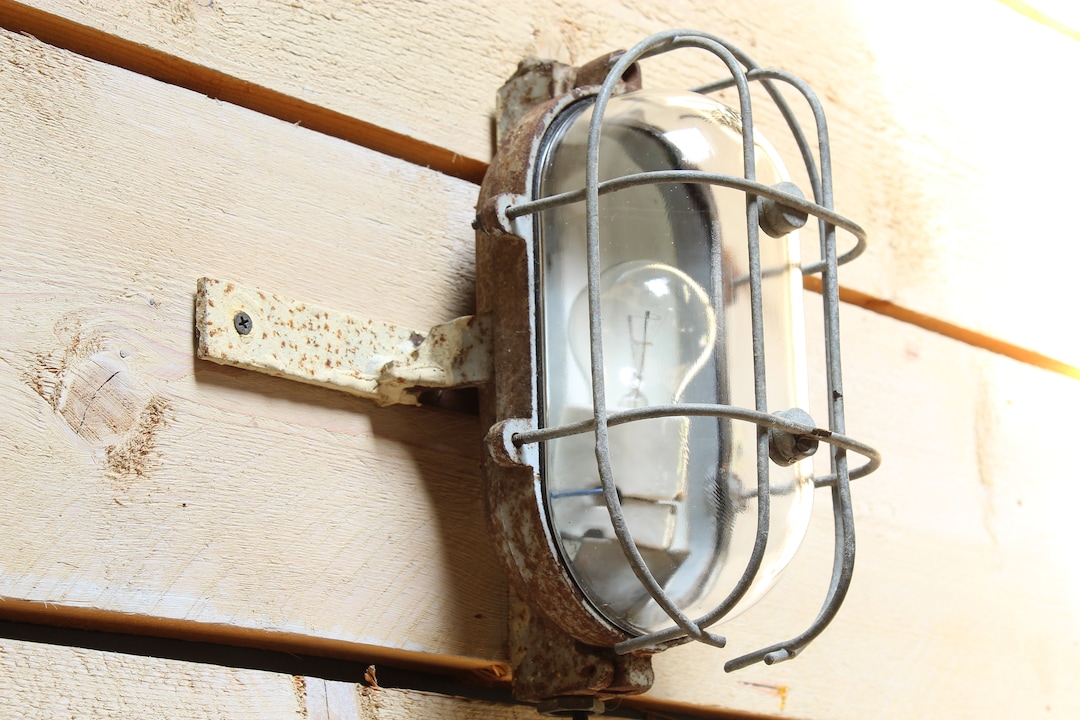 Cold War Relic Industrial Design Bulkhead/bully 50s Vintage - Etsy