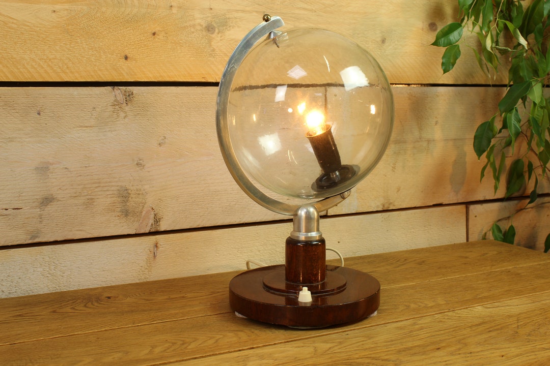 60s Table Lamp in the Shape of a Globe. - Etsy