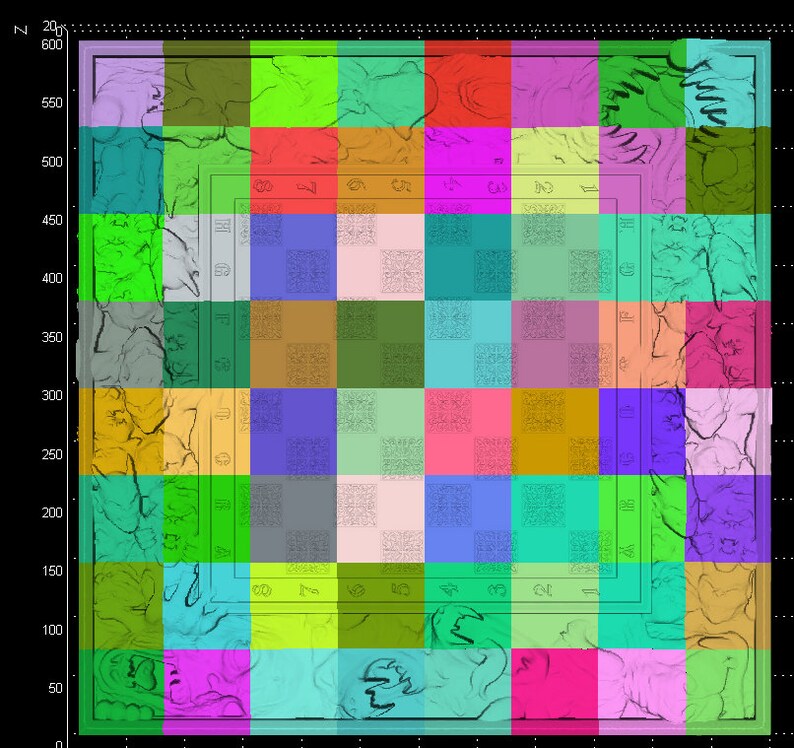 Evil Monsters Chessboard 3D Model STL for CNC Router or 3d Printing ...