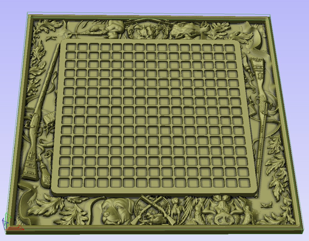 Scrambble Hunting Board 3D Model STL for CNC Router or 3d Printing ...
