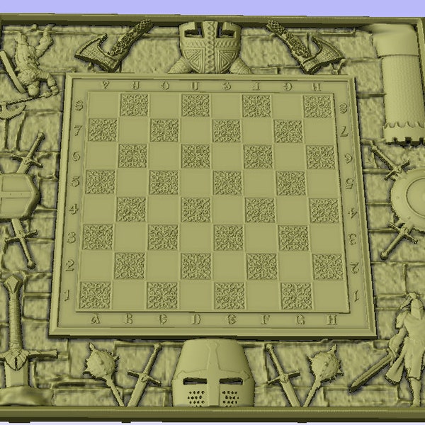 Medieval Chessboard - Etsy
