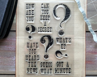 Question Mark Stamp - Etsy