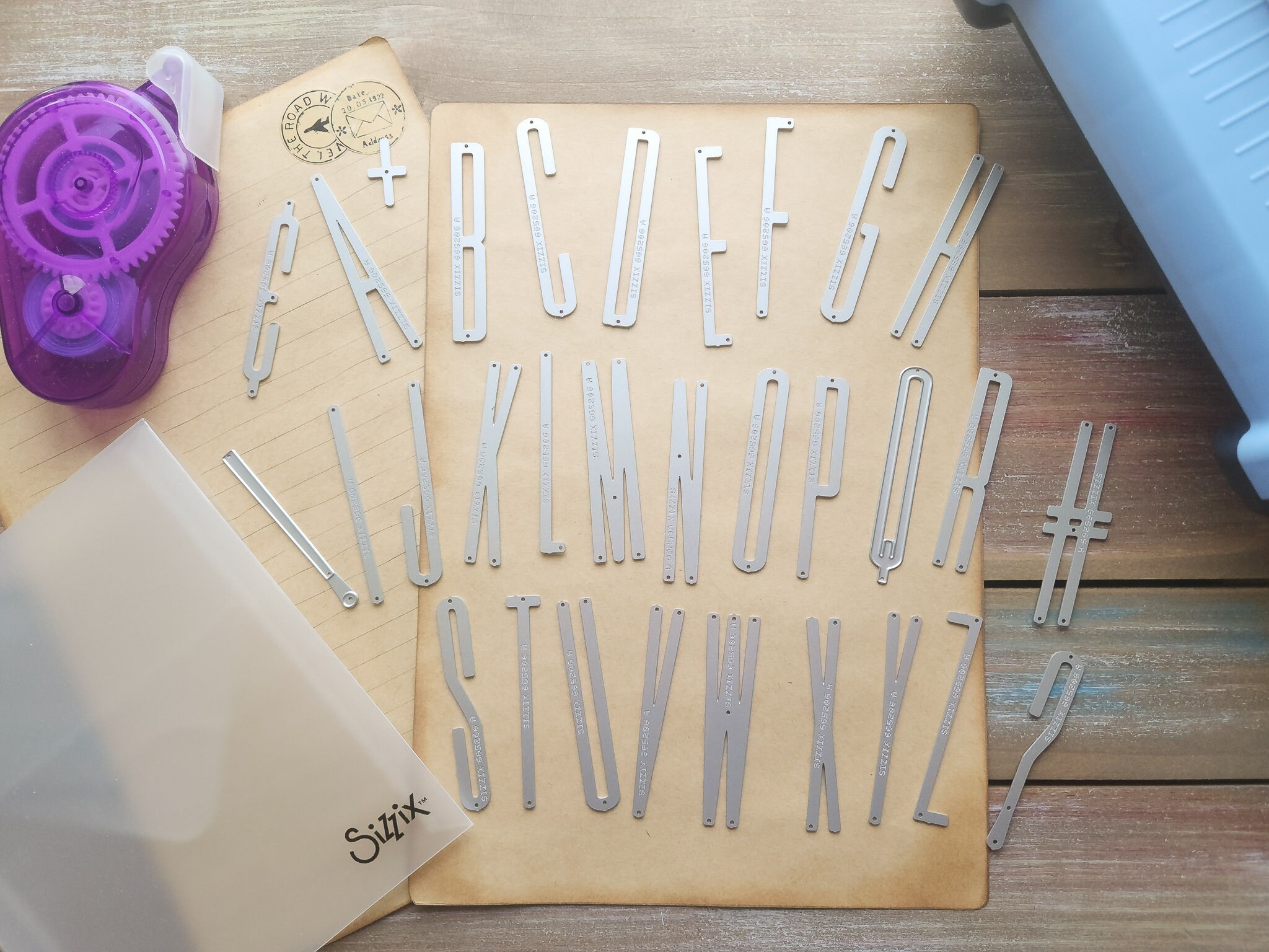 Tim Holtz Alphabet Dies Alphabet Die Set Symbols Die Set - Etsy