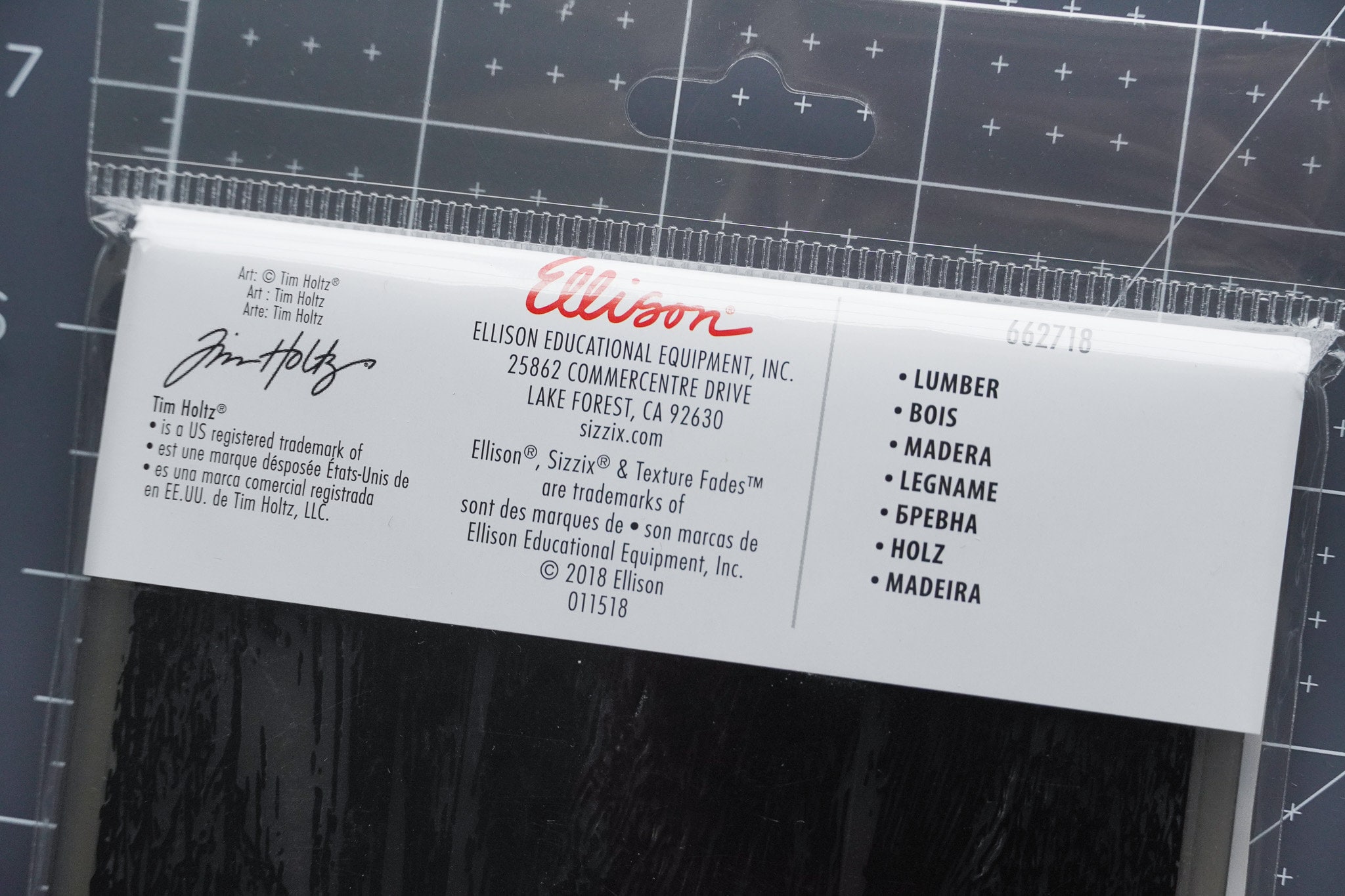 Tim Holtz Wood Embossing Folder Wood Grain Embossing Lumber - Etsy