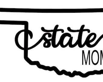 Oklahoma State Cowboys Mom Decal Sticker - Etsy