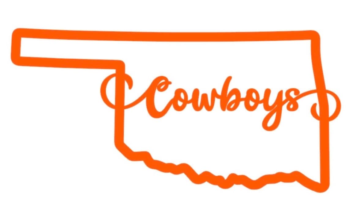 Oklahoma State University Cowboys Decal - Etsy