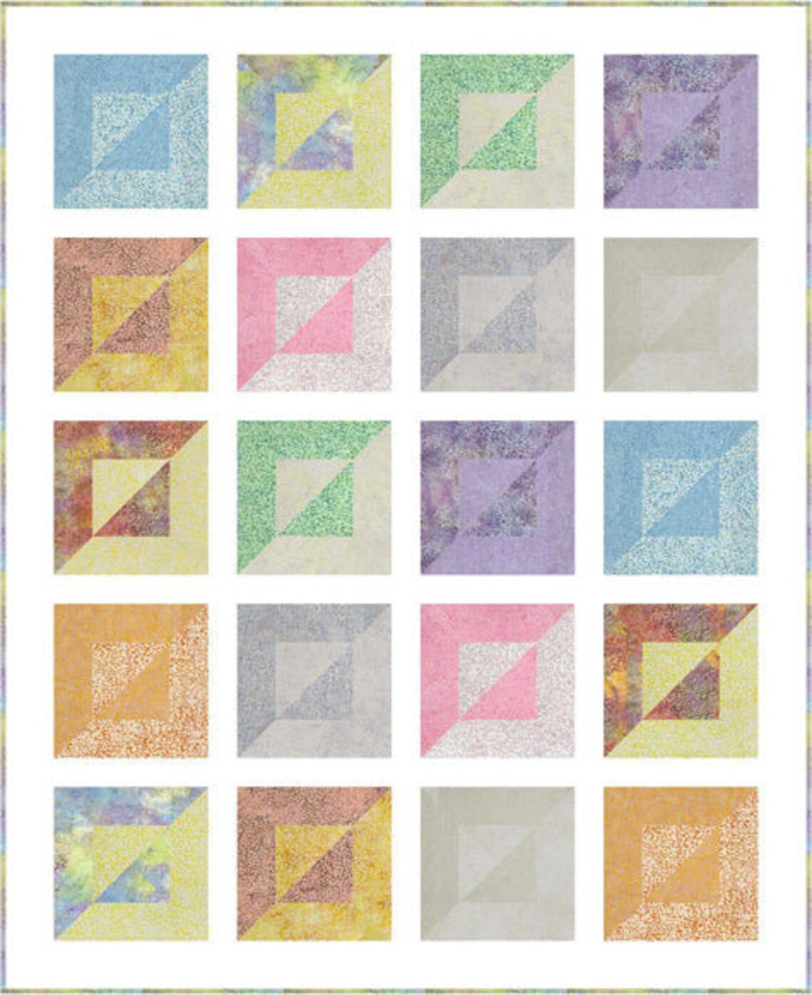 Bevelled Quilt Pattern - Etsy