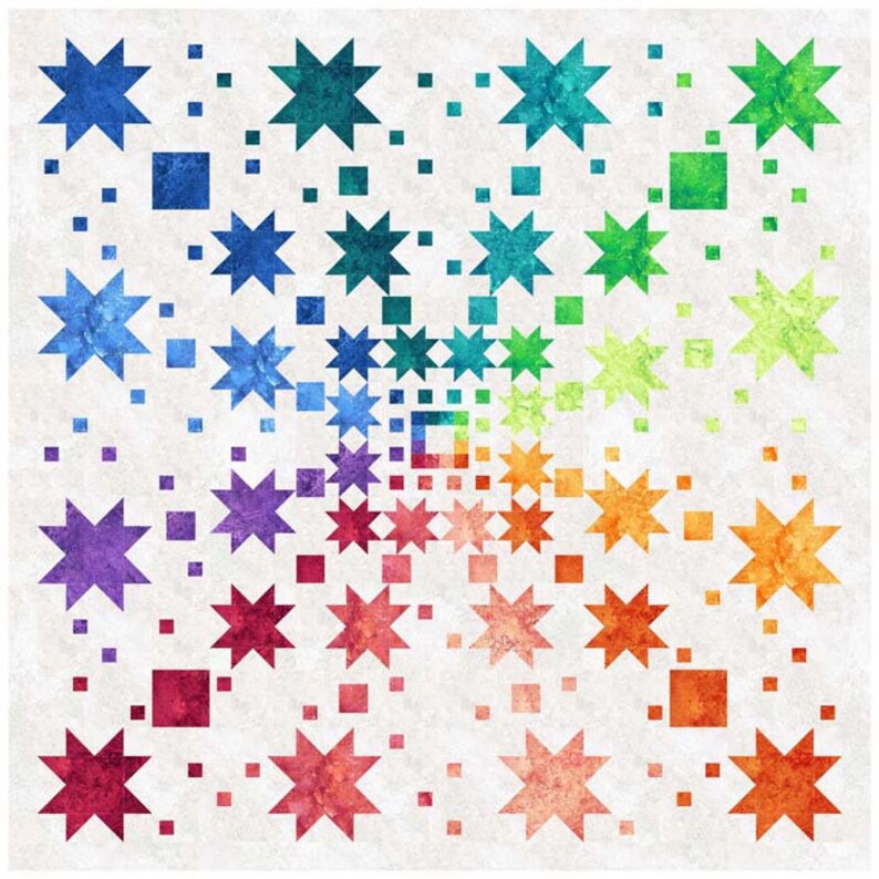 Star Burst Quilt Pattern - Etsy