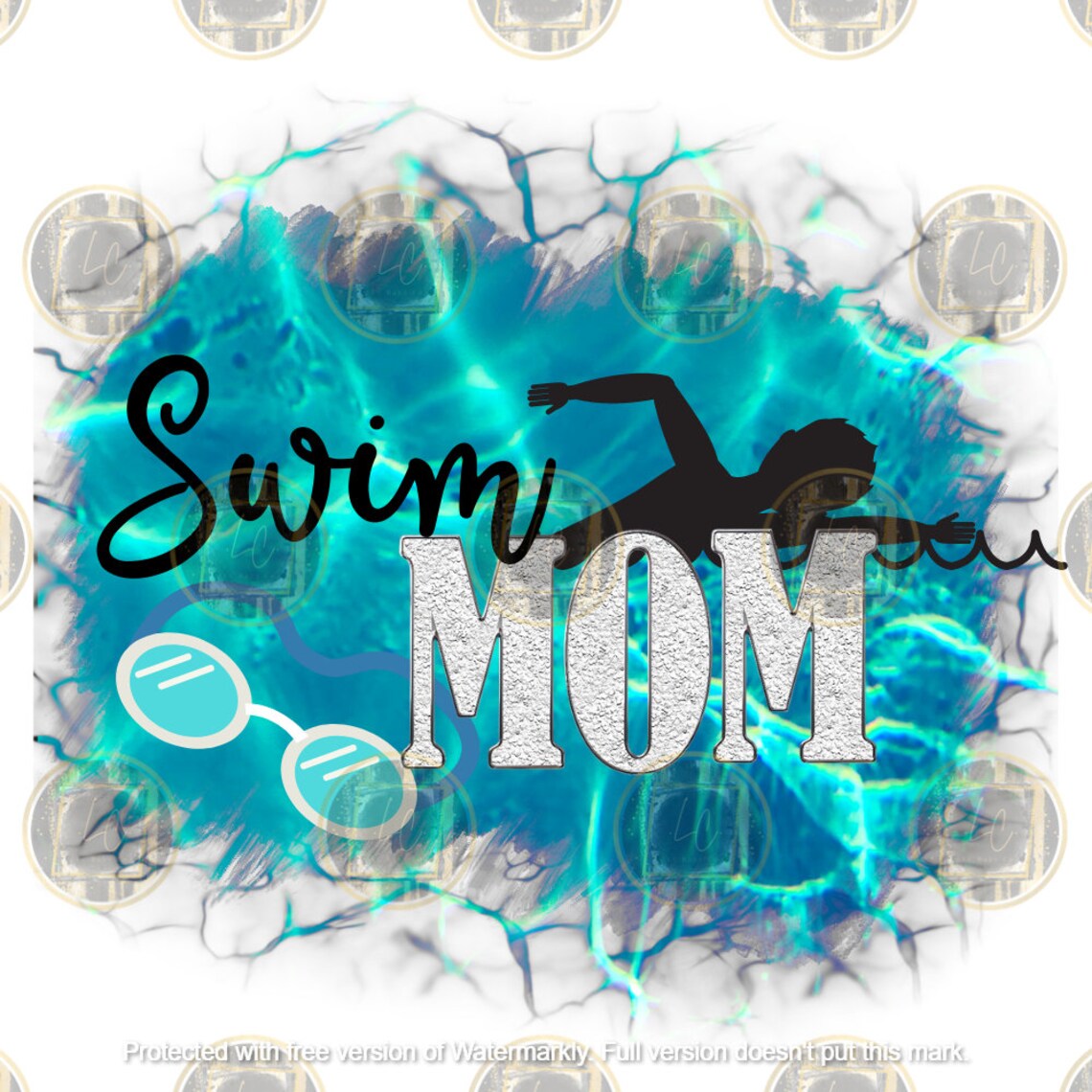 Swim Mom Png, Sublimation File, Swim Team Mom Shirt Png, Swim Team ...