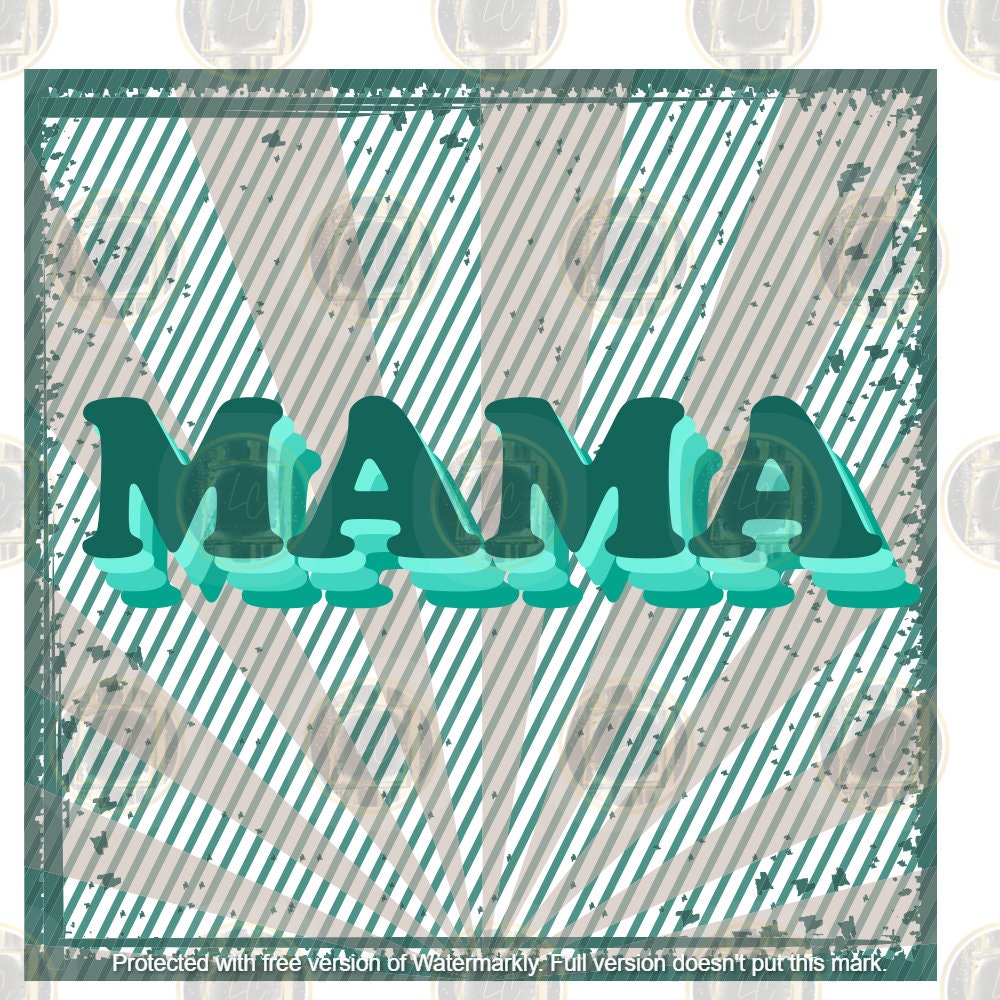 Retro Mama PNG Sublimation Design, Vintage, Distressed, Digital ...