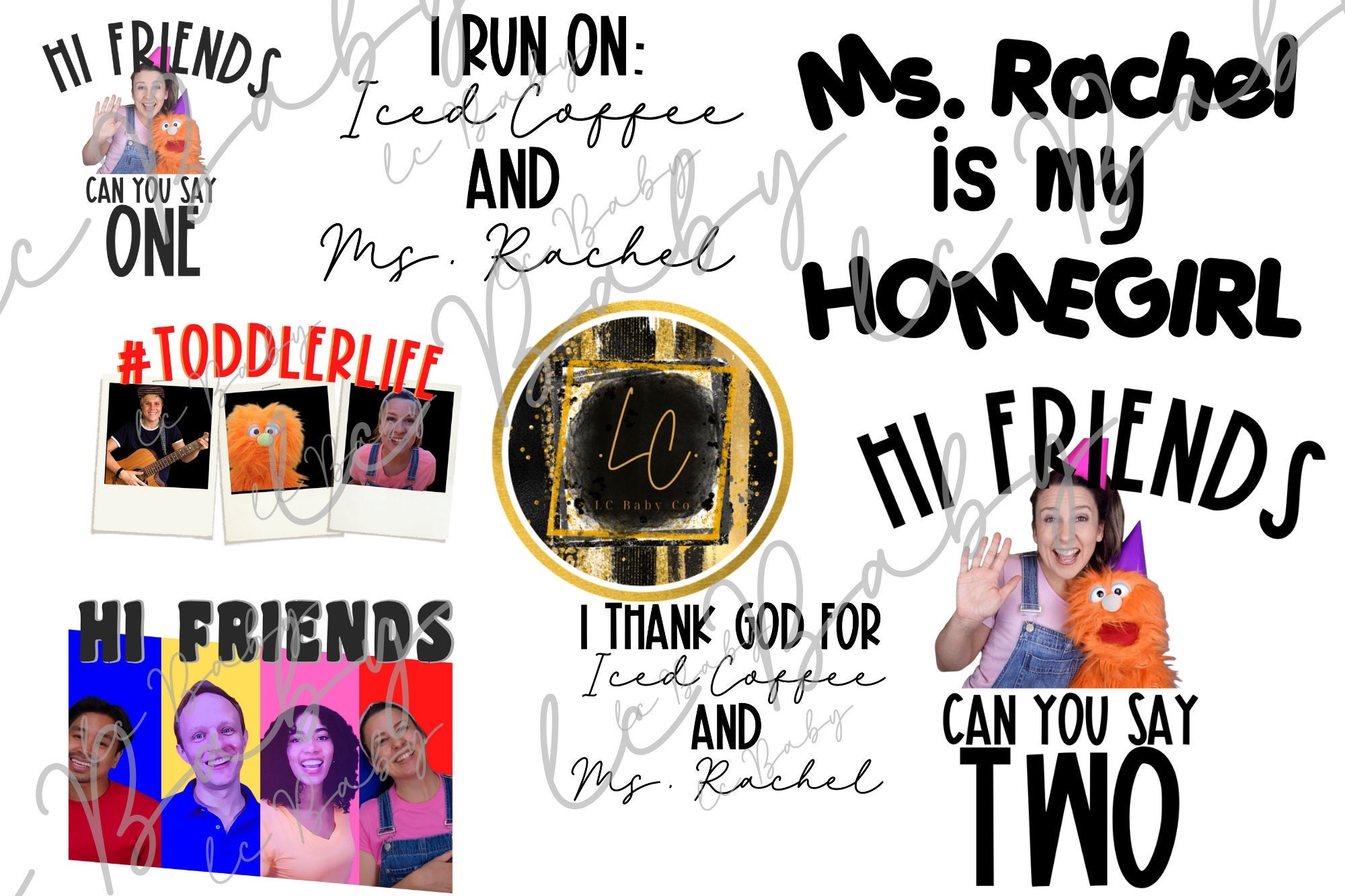 Ms. Rachel PNG BUNDLE, Ms Rachel Mom Png, Songs for Littles Png, Ms ...