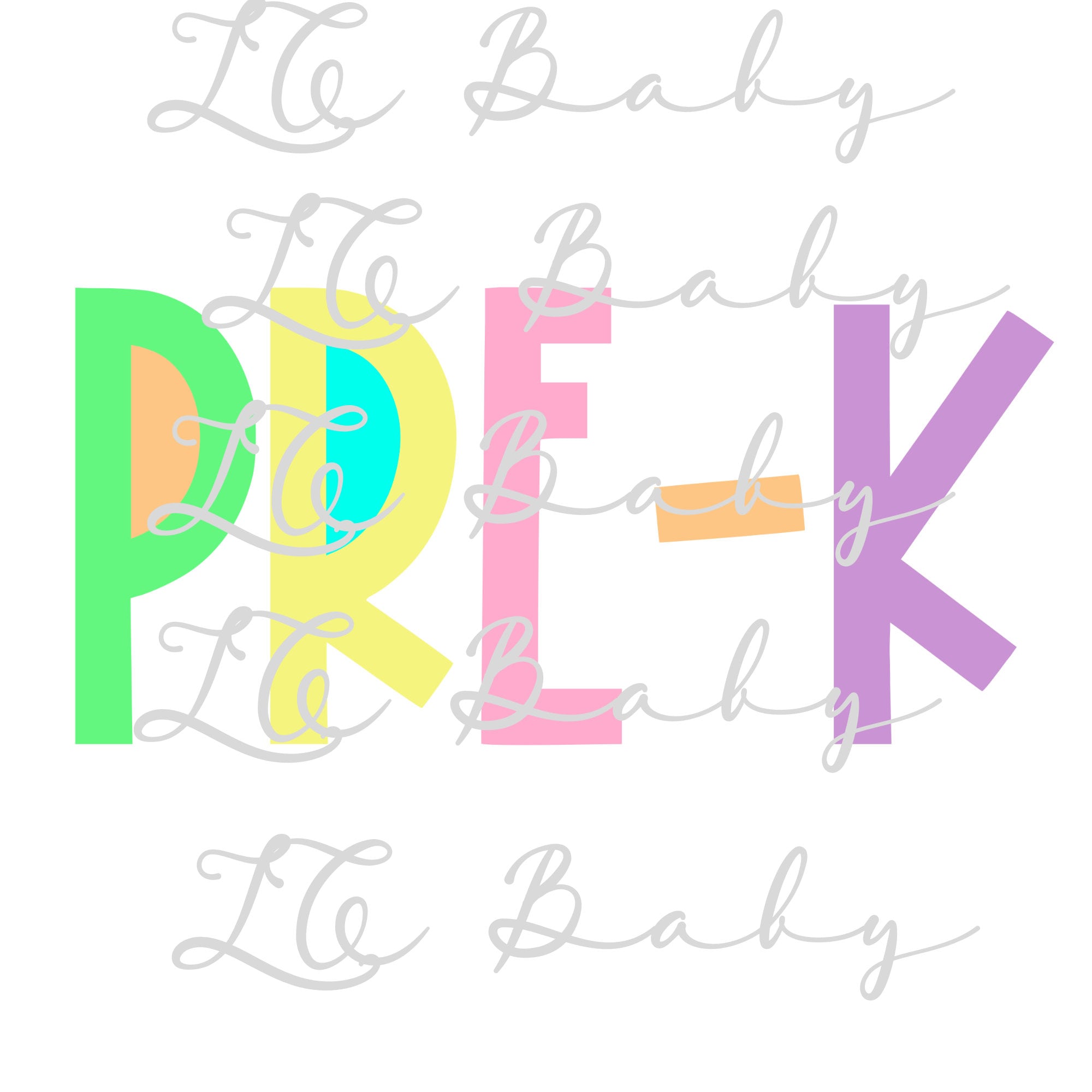 Bright Back to School Prek , Bright Back to School Png, Pre K Png, Pre ...