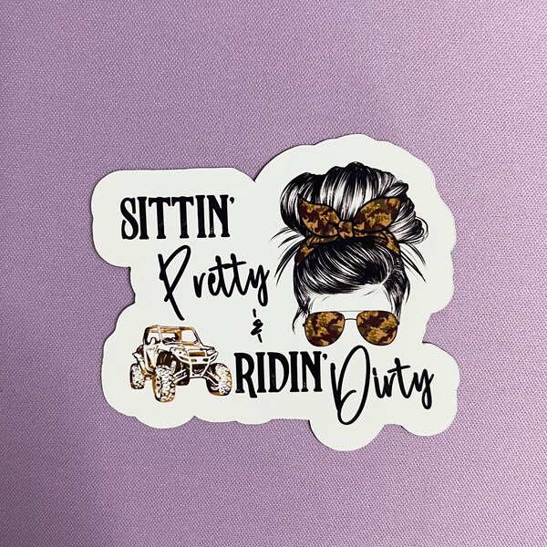 Sittin Pretty Riding Dirty Svg - Etsy