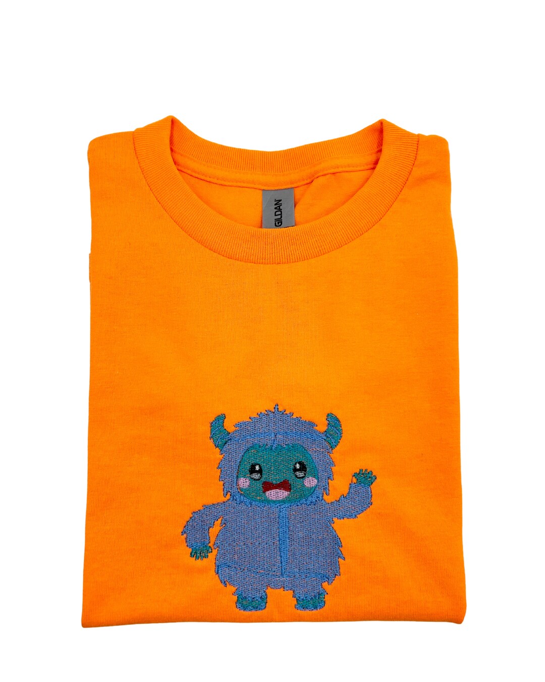 Kids Yeti Embroidery T-shirt, Monster Shirt - Etsy