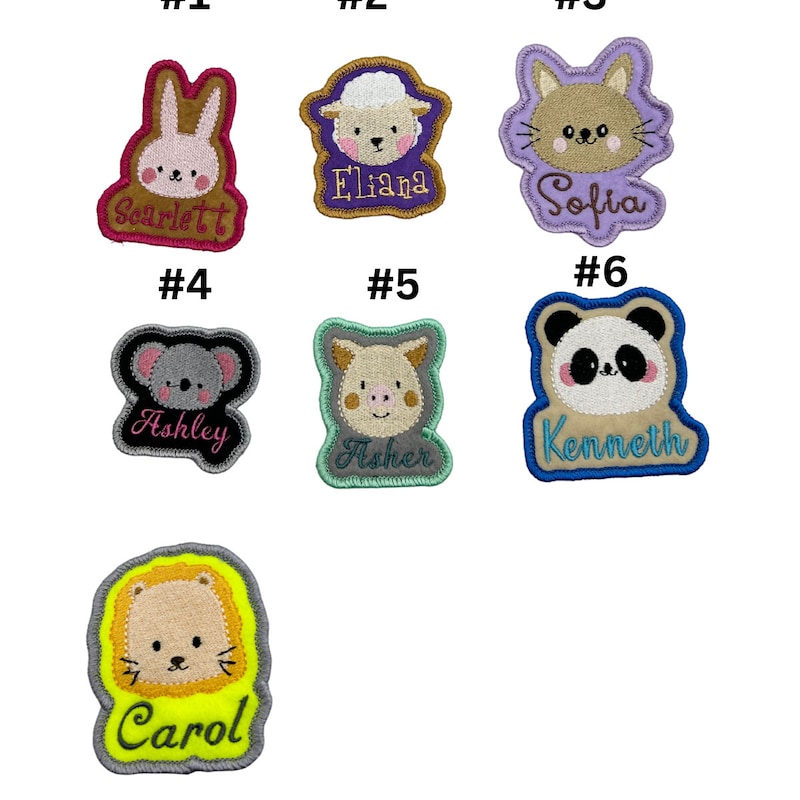 Small Animal Patches - Etsy