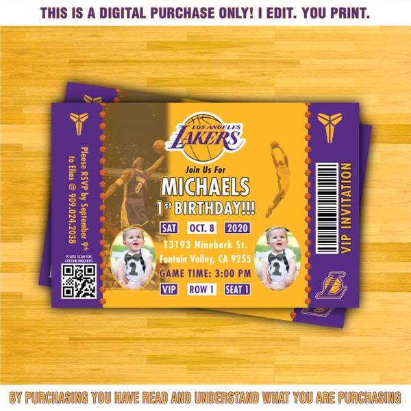 Lakers Party - Etsy