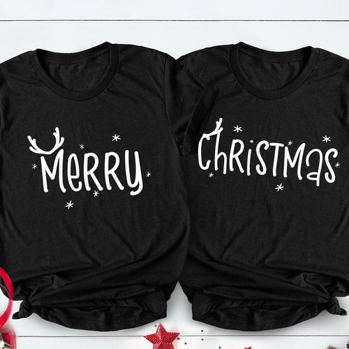 Couples Christmas Shirts Matching Christmas Couple Shirts - Etsy