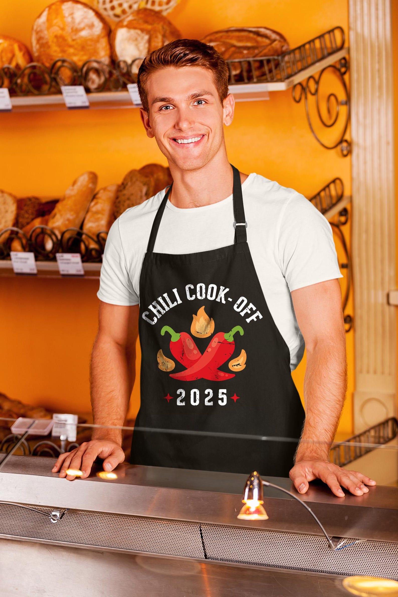 Personalized Chili Cook off Aprons, Custom Hot Pepper Cooking Contest ...