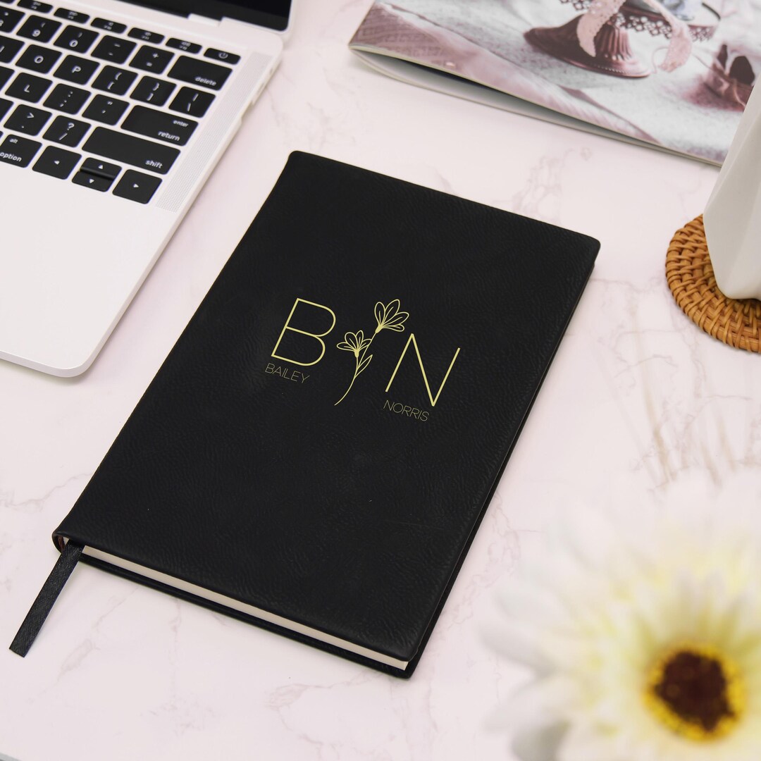 Custom Engraved Notebook, Leather Notebook, End of Year Thank You Gift ...