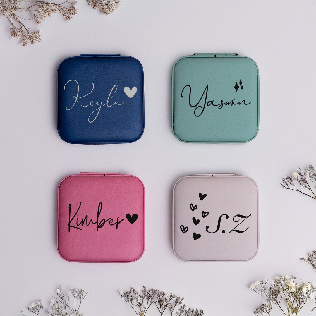 Personalized Jewellery Box, Custom Jewellery Boxes, Bridesmaid ...