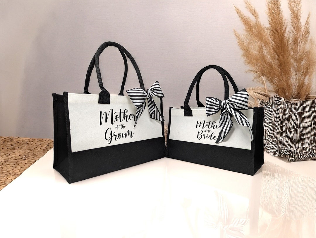 Mother of the Bride Tote Bag, Mother of the Groom Canvas Bag, Mother of ...