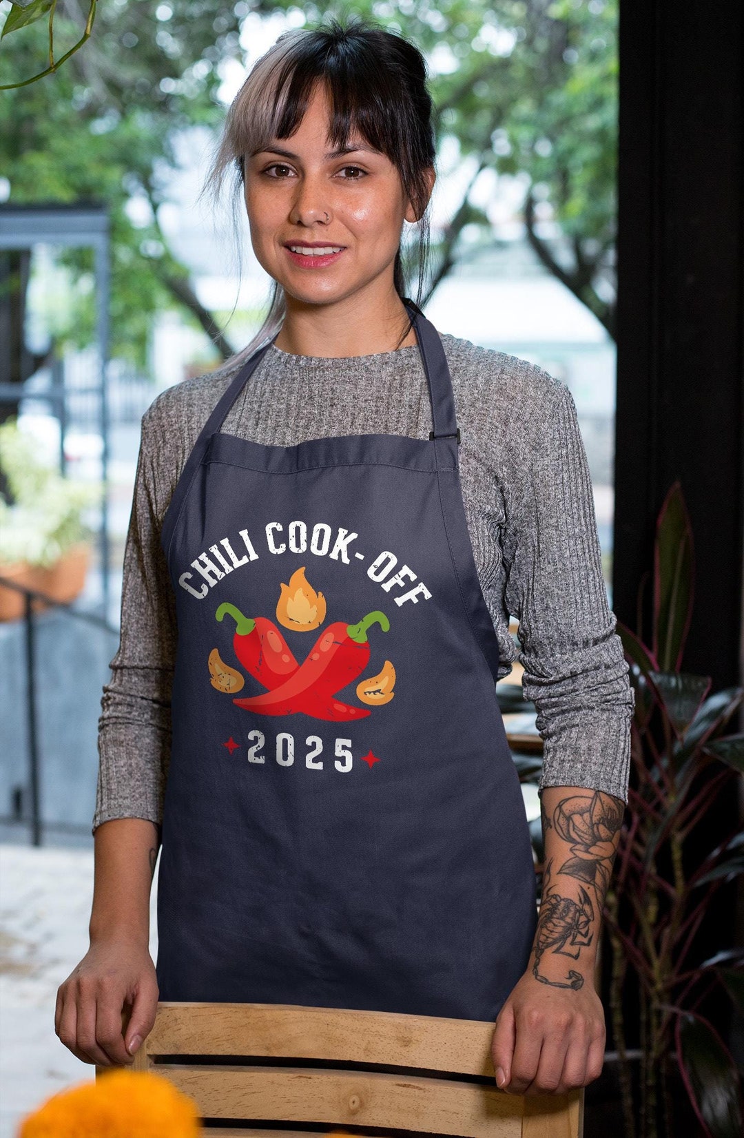 Personalized Chili Cook off Aprons, Custom Hot Pepper Cooking Contest ...