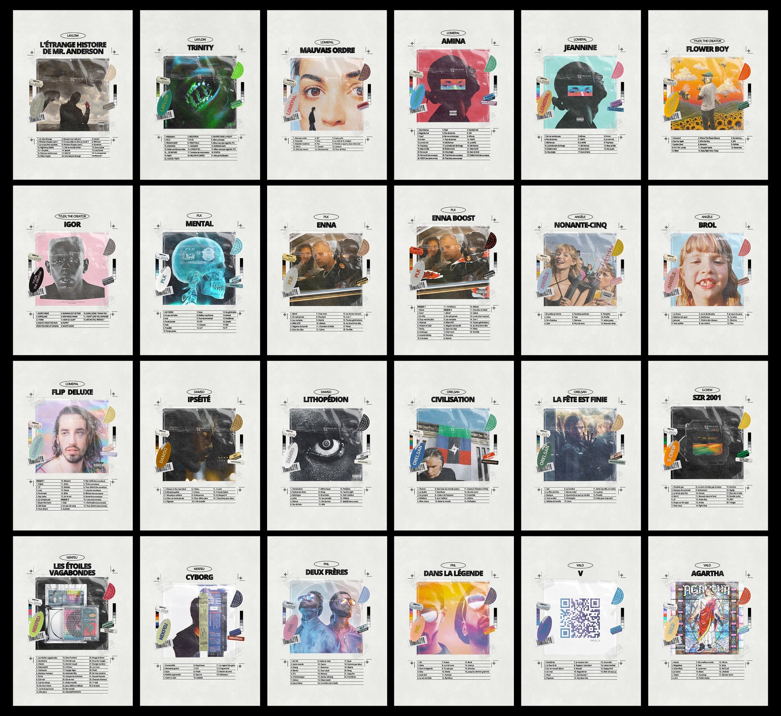 Affiche album imprimée - Etsy France