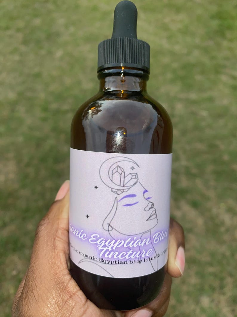 Organic Egyptian Blue Lotus Tincture - Etsy