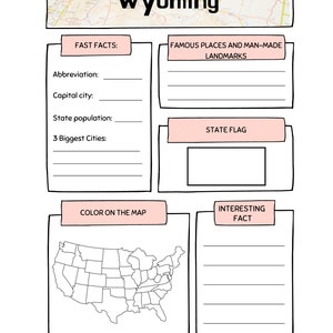 PRINTABLE Wyoming Road Trip Activities and Games | Road Trip Games ...