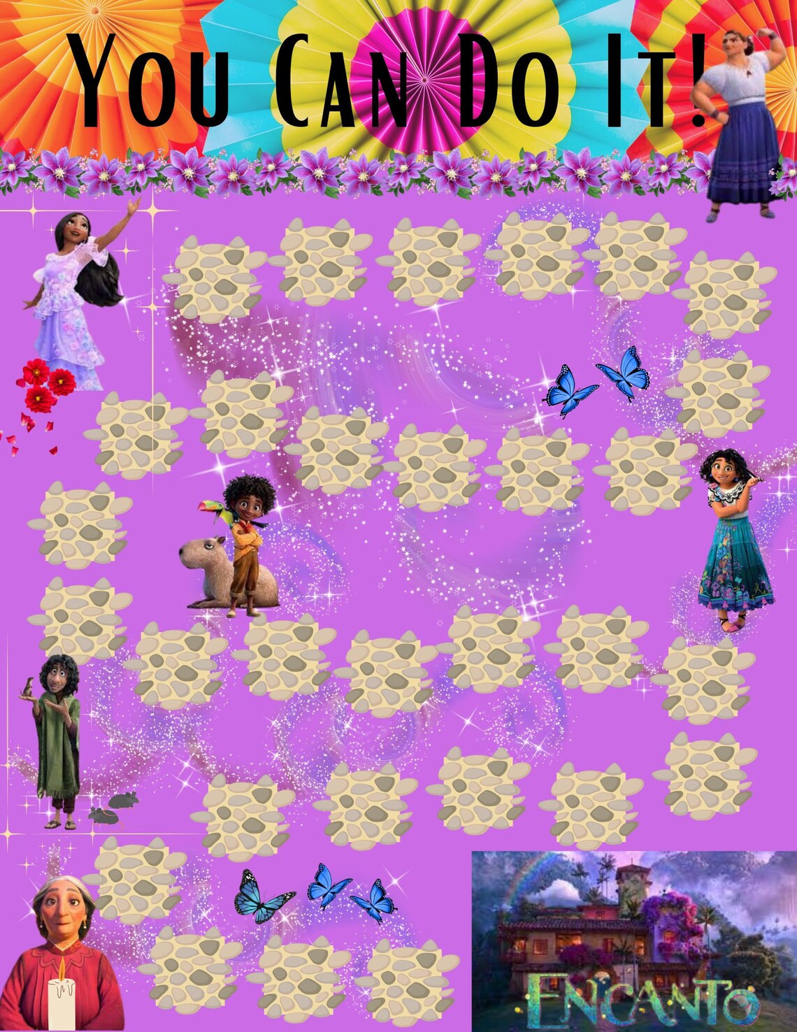 Encanto Reward Chart: Potty, Reading, Sleep Tracker (digital) - Etsy