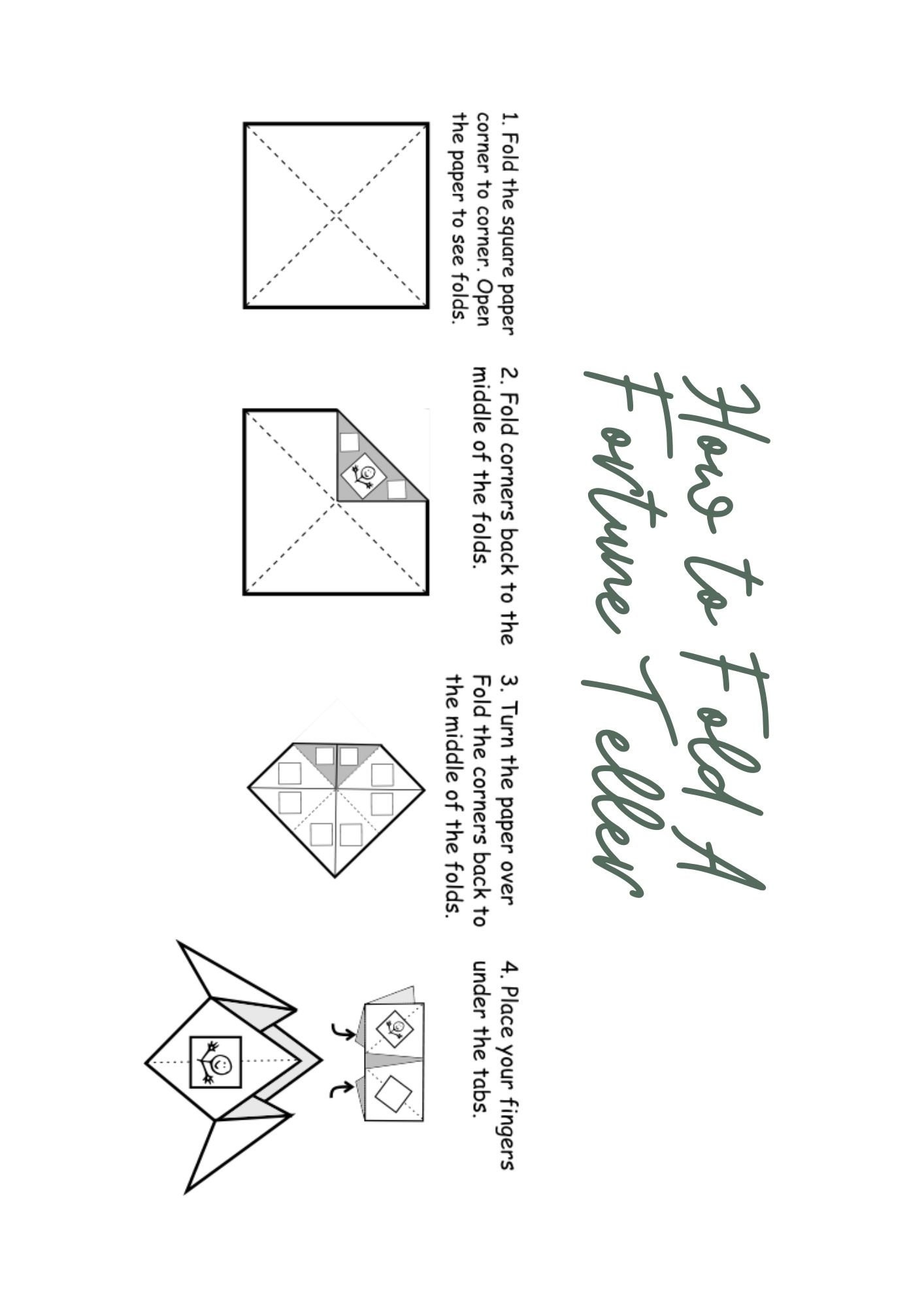 Wings of Fire Fortune Teller | Printable Dragon Cootie Catcher (PDF) - Etsy