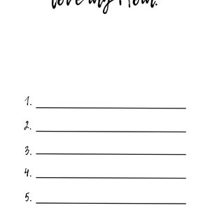PRINTABLE "5 Reasons Why I Love..." | Mothers Day Handprint Art - Etsy